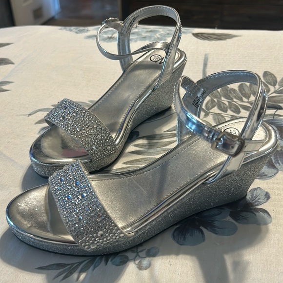 Shoes | Silver Pageant Heels | Poshmark